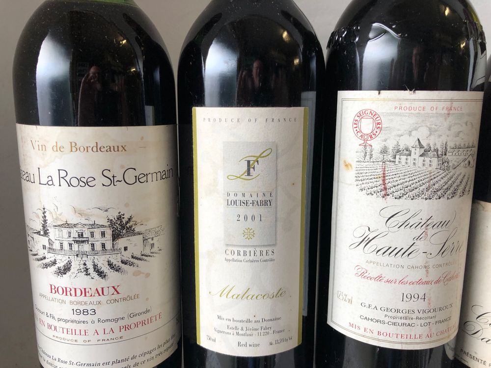 6 MIX Bordeaux, Corbieres, Bourgogne & Cotes du Rhone... (Neu und ...