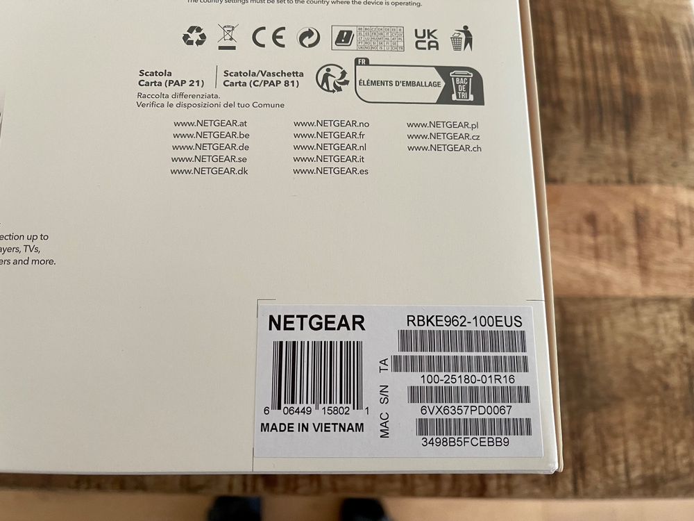 NETGEAR Orbi Mesh-Sys. RBKE962-100EUS WI FI 6E (2024) (Gebraucht) in ...