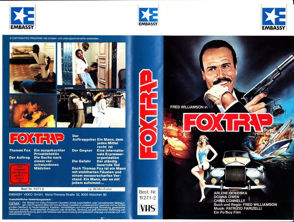 Foxtrap ( I/USA 1986) Embassy Video VHS 11271-2 (Gebraucht) in ...