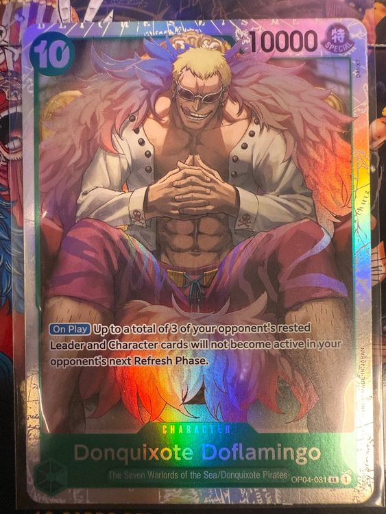 Donquixote Doflamingo OP04-031 SR - One Piece Card Game (Neuf (Voir ...
