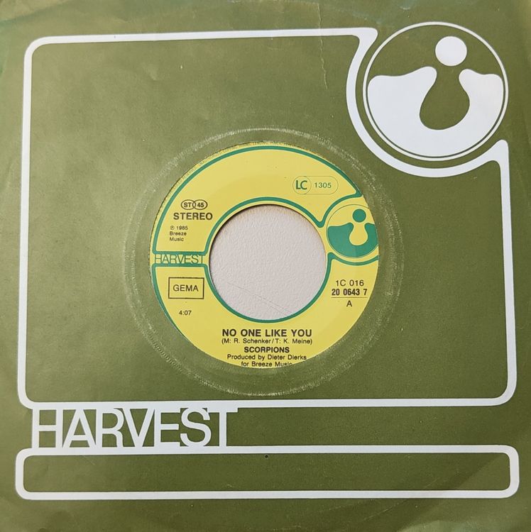 Vinyl-Single Scorpions - No One Like You (Gebraucht) in für CHF 4 – mit ...