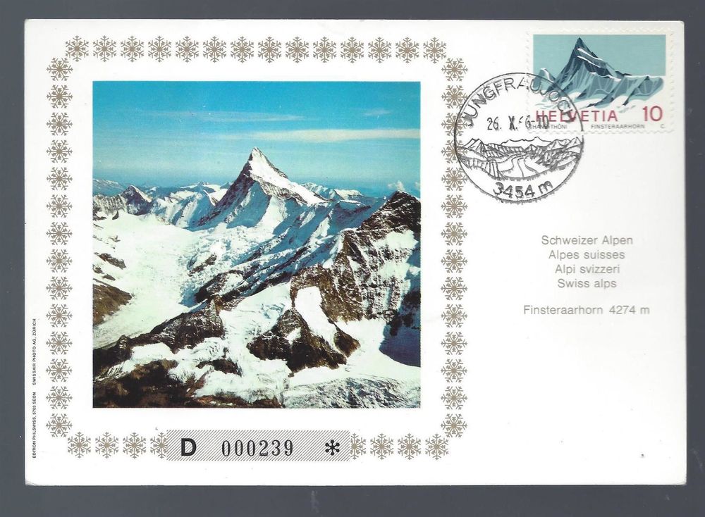 MAX-Karte FINSTERAARHORN | Kaufen auf Ricardo