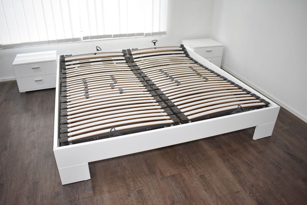 gepflegtes Doppelbett Hasena mit hochwert.Superba.Rost, Lief (Gebraucht ...