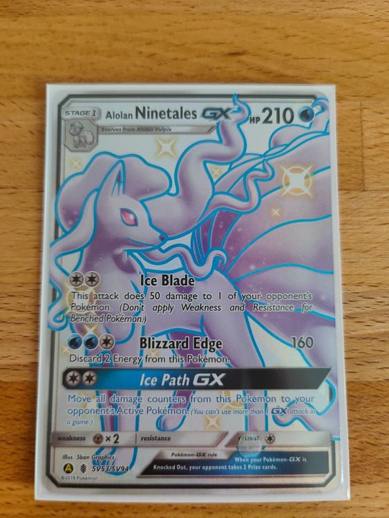Alolan Ninetales GX (Gebraucht) in Staufen für CHF 15 – mit Lieferung ...