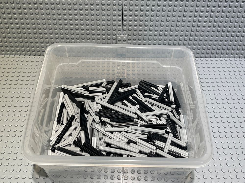 Lego Technik Achsen-Schwarz & Hellgrau div.Grössen ca.500gr (Gebraucht ...