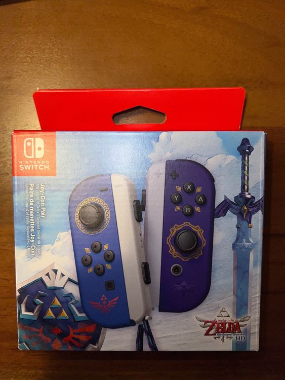 Nintendo Switch Joy Con Zelda Skyward Sword Controller Neu | Kaufen auf ...