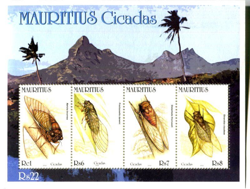 Block "Zikaden". Mauritius. | Kaufen auf Ricardo