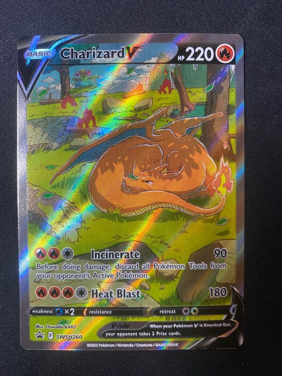 Charizard V SWSH260 - Glurak SWSH Black Star Promos EN ab 1 | Kaufen ...