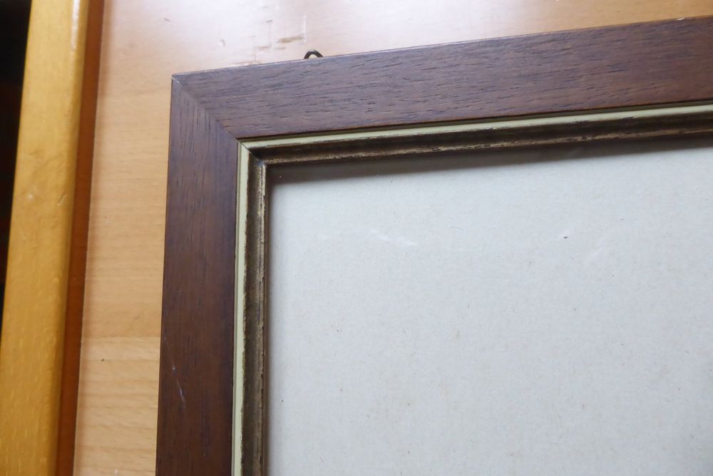 Bilderrahmen mit Gold Innen-PP - 33 x 28 cm (Gebraucht) in Brunnadern ...