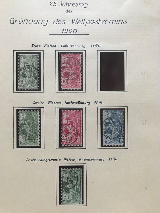 1900, 25 Jahre Weltpostverein | Kaufen auf Ricardo