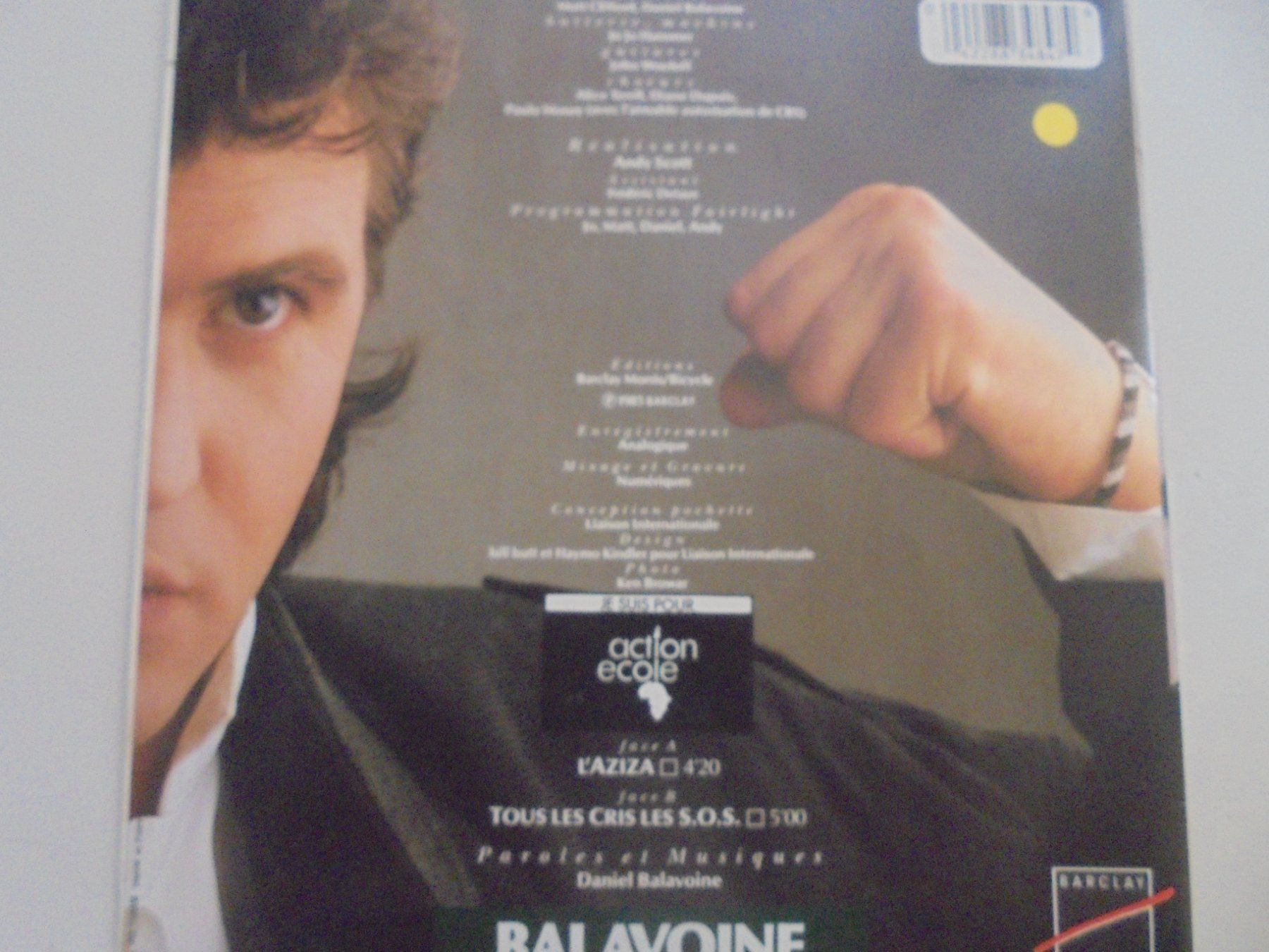Daniel Balavoine " l' Aziza " label plastique 1984 VG- / VG (D'occasion ...