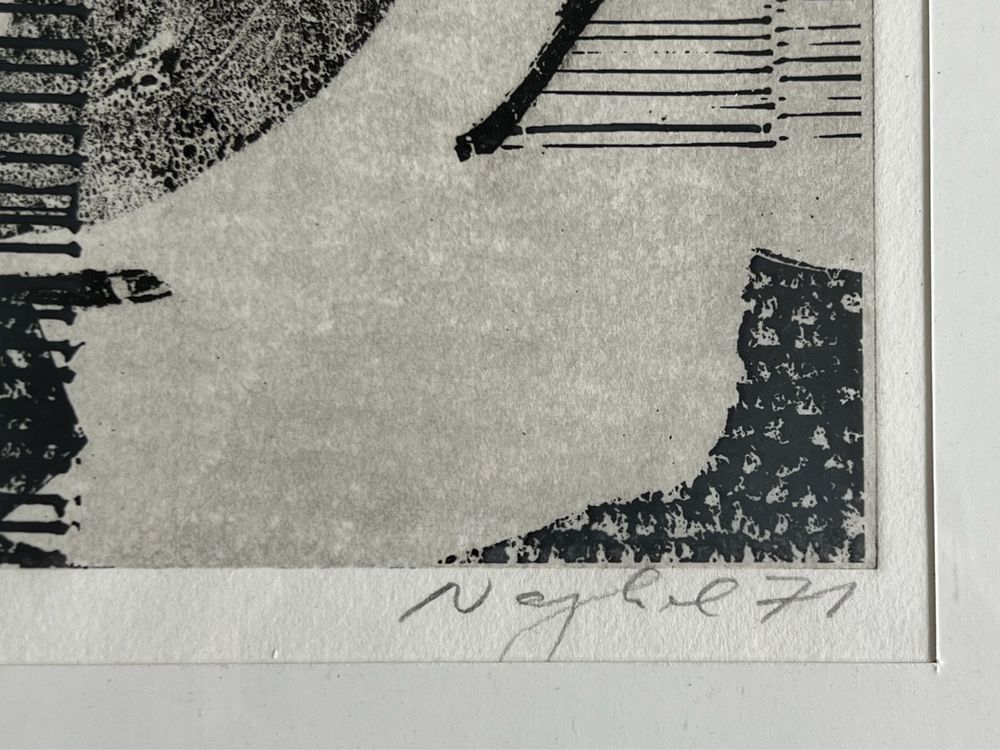 Akt von Rolf Nägeli alias Naghel sig. 1971 Mischtechnik ! (Gebraucht ...