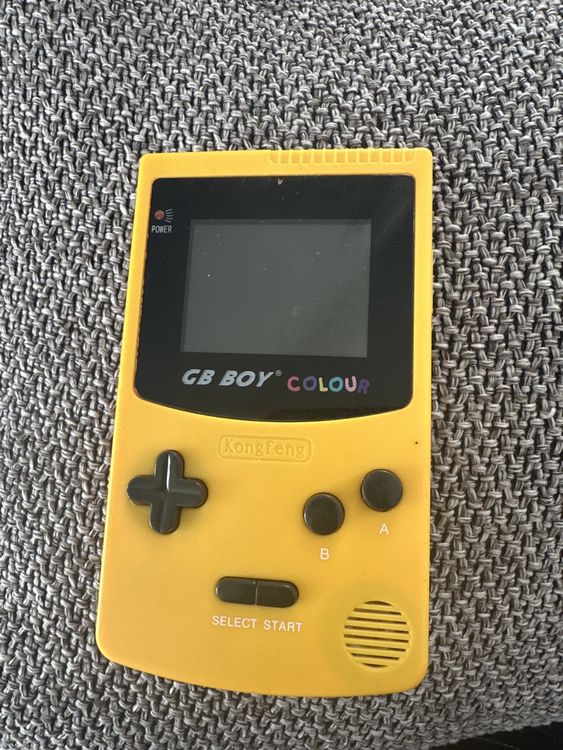 Retro Game Boy Colour Konsole Gelb Handheld Vintage 90er Kul | Kaufen ...