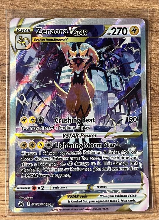 Zerarora VSTAR GG43 Pokemon Crown Zenith #2 | Kaufen auf Ricardo