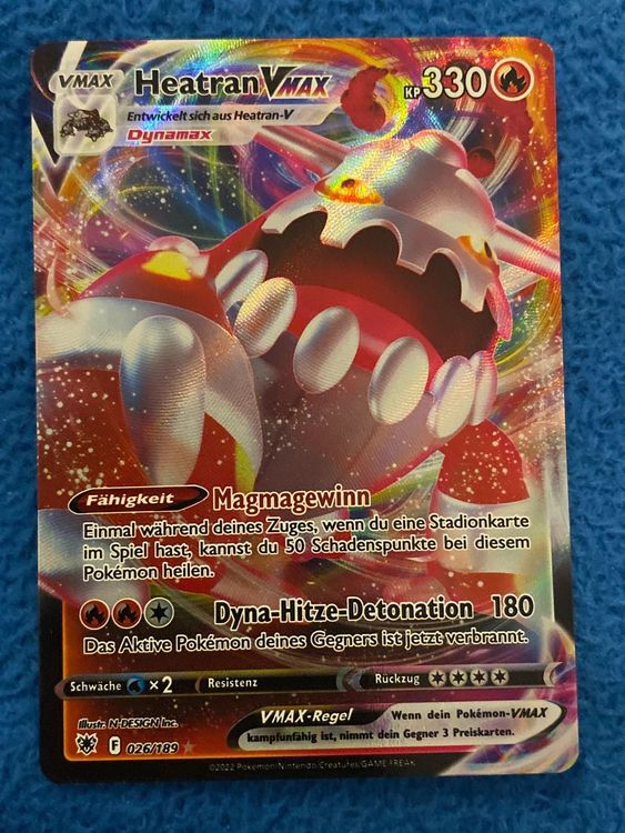 Pokemonkarte Heatran Vmax Astralglanz | Kaufen auf Ricardo