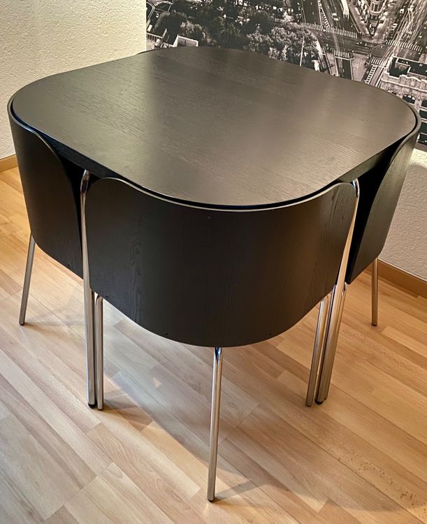 Stilvolle Ikea Fusion Esstisch Inkl 4 Stuehlen Ebenbildbrend3790