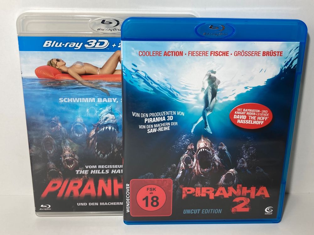 Piranha 1&2 Blu Ray Uncut (Gebraucht) in Wilderswil für CHF 7.9 – mit Lieferung auf Ricardo kaufen