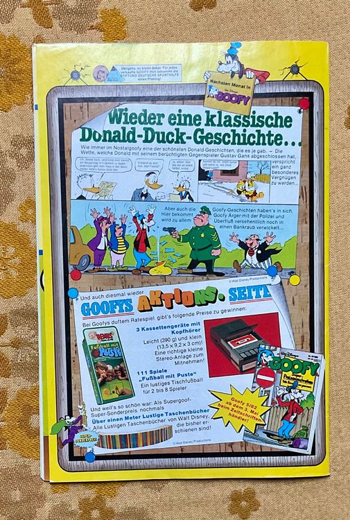 Goofy Heft Nr 4 von 1982 (Gebraucht) in Endingen für CHF 1 – mit ...