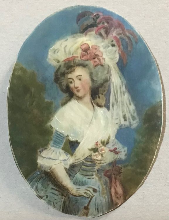 Antike Miniature Gemälde von eine Edler Dame (Gebraucht) in Root für CHF 5 – mit Lieferung auf ...