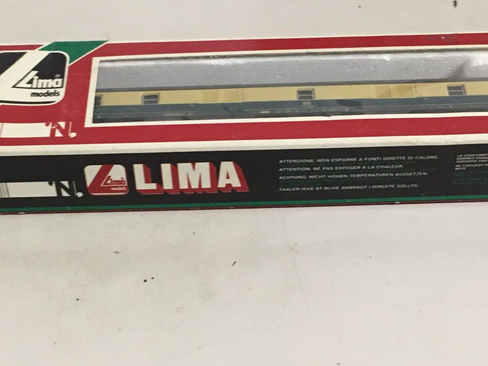 LIMA Micromodel scala N CARROZZA PASSEGGERI BLU / GIALLA | Kaufen auf ...