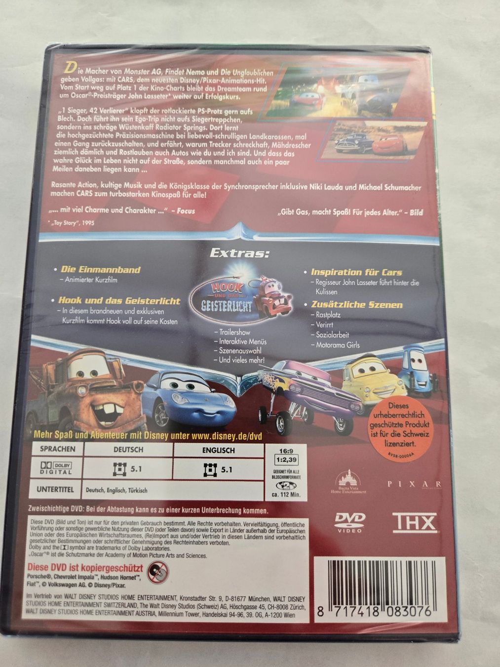 2 Disney DVD Cars und Frozen/Eiskönigin Spezial Ausgaben OVP (Neu und ...