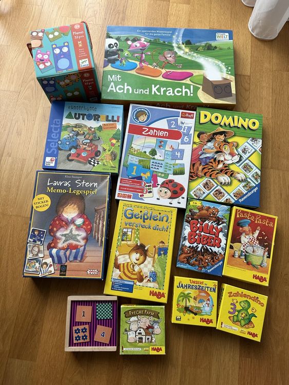 Spielepaket ab 3-4 Jahren (Gebraucht) in Arnegg für CHF 49 – mit ...