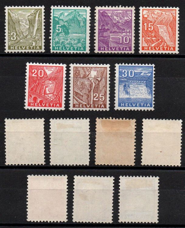 1934 PROPAGANDA PAESAGGI SBK 194/200 Serie compl. nuova *MH | Kaufen auf Ricardo