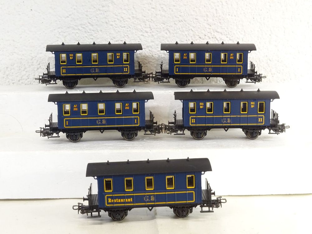 Märklin 4107 Gotthard Bahn Set, 5 teilig, Blau, H0,WS/AC (Gebraucht) in Wohlen für CHF 162 – mit ...