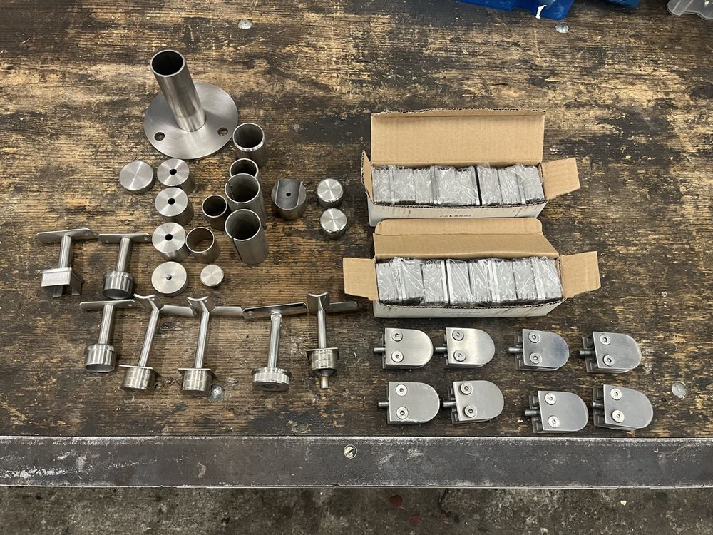 Geländer Edelstahl Chromstahl Metall Metallbau (Gebraucht) in ...