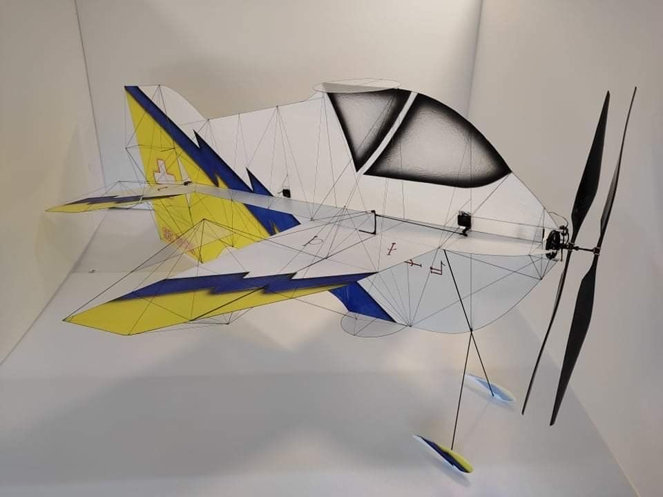 Indoor F3P de compétition 53g RTF hélices 18" contrarotatif (Gebraucht ...