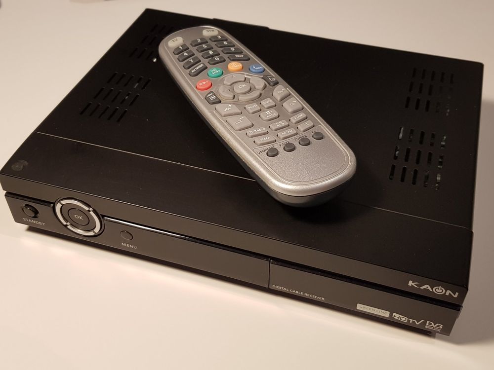 Kabelnetz digital Receiver Kaon KCF-S271, Settop Box DVB-C (Gebraucht ...