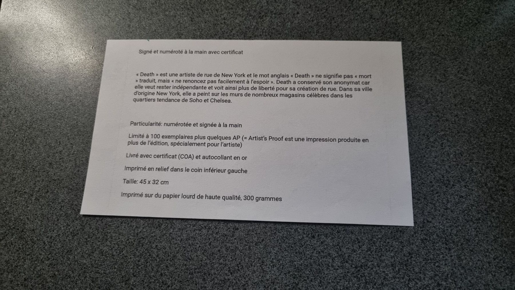 Death: Hermes Patek Philippe Nautilus, signé N° 30/100 (D'occasion) à ...