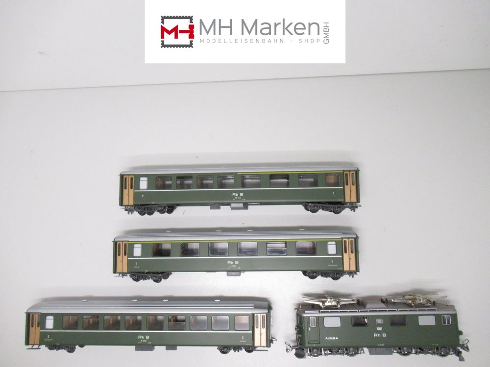 Bemo 7215 100 Schnellzugset der Rhätischen Bahn Analog H0m (Gebraucht ...