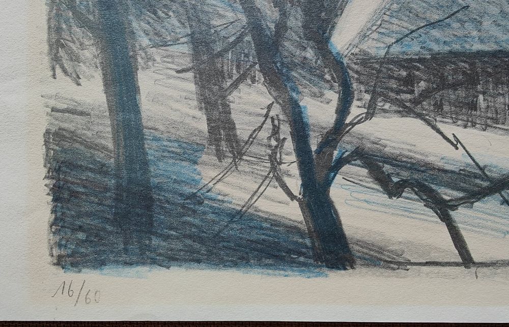 Adolf Weber? Aargauer Künstler «Winter Landschaft», signiert | Kaufen auf Ricardo