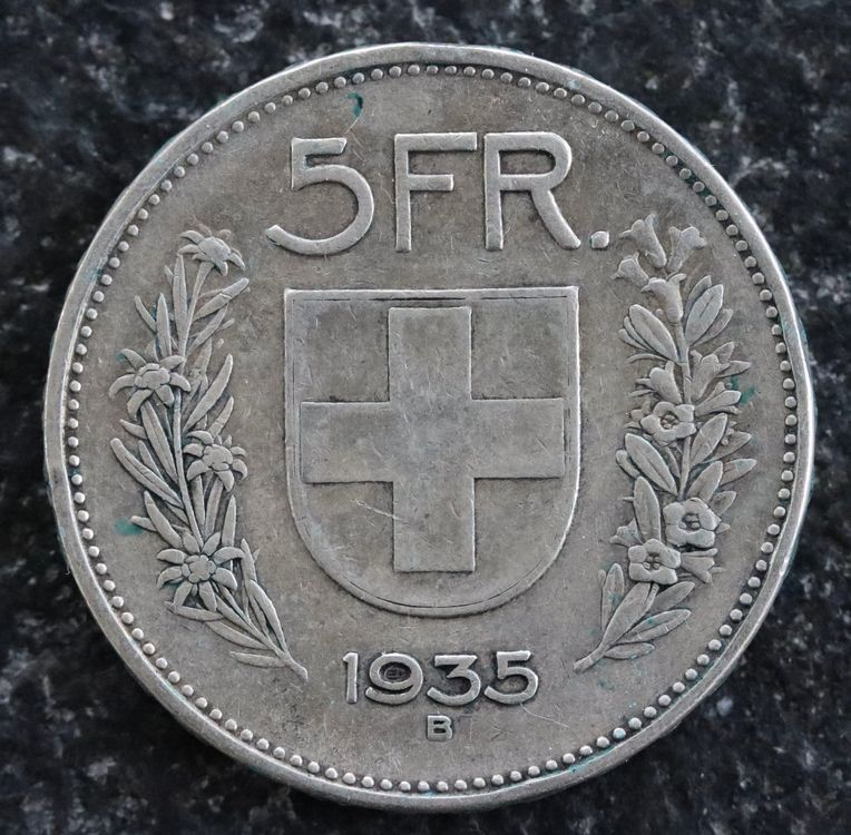 5 CHF 1935 (Gebraucht) in Rheinfelden für CHF 10 – mit Lieferung auf Ricardo kaufen