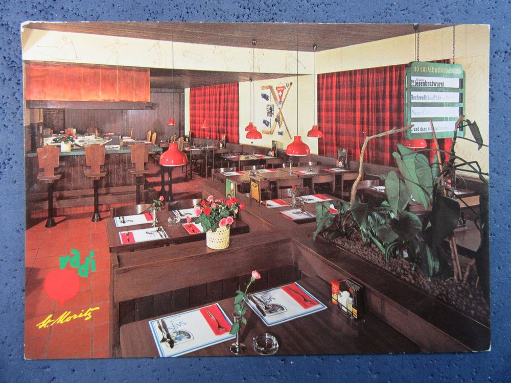 AK GR ST.MORITZ-BAD RADI-RESTAURANT (Gebraucht) in Ettingen für CHF 4.95 – mit Lieferung auf ...