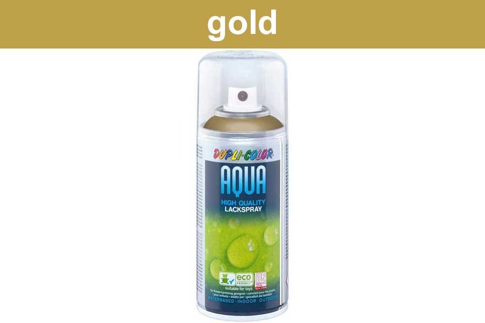 AQUA Lackspray, 150 ml, gold seidenmatt (Neu und originalverpackt) in ...