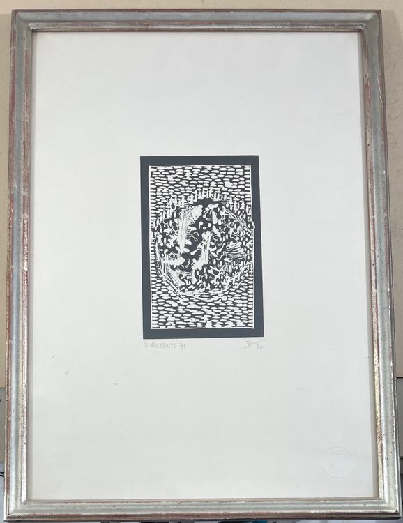 Holzschnitt mit Interessantem Sujet unleserlich Signiert (Gebraucht) in Root für CHF 19 – nur ...