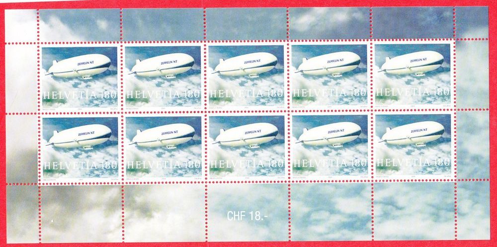 2004 Kleinbogen Zeppelin ** Postfrisch ** (Neu (gemäss Beschreibung)) in Adliswil für CHF 17.9 ...