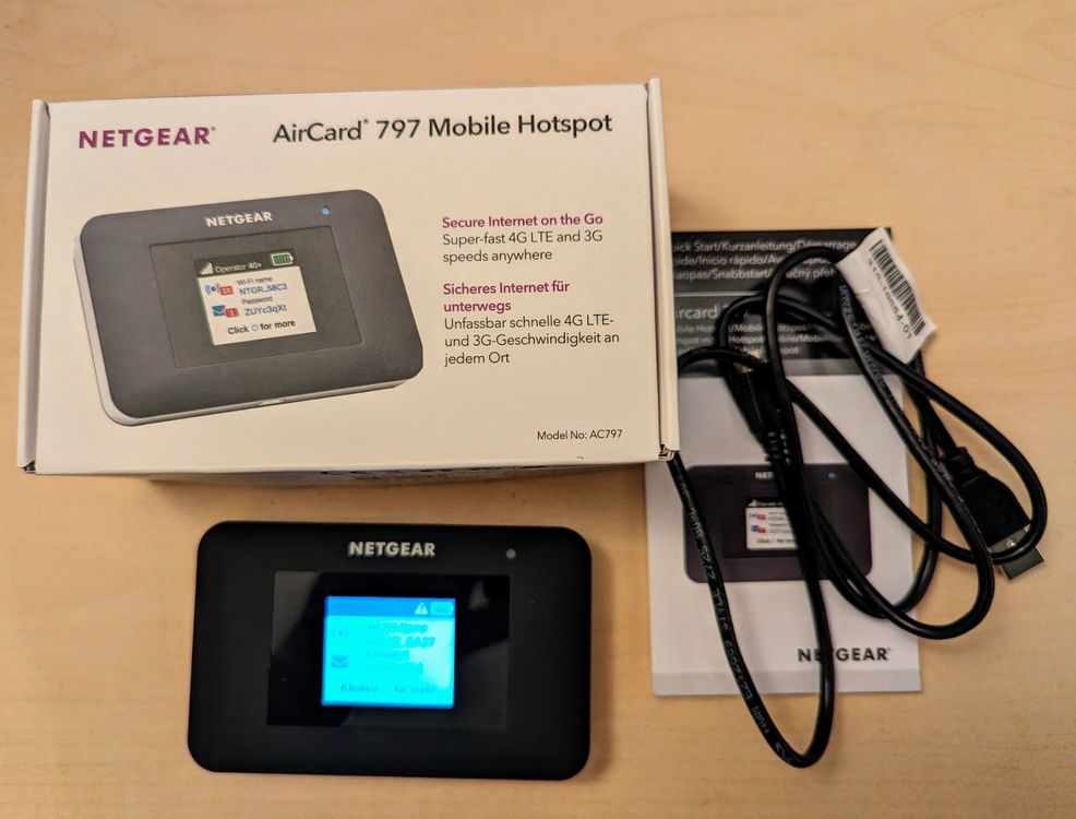 Netgear Mobiler Hotspot AirCard 797 (Gebraucht) in Muhen für CHF 26 ...