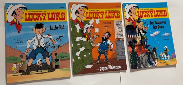 Lucky Luke Comic Sammlung - Band 86,88,89 (Neu (gemäss Beschreibung ...