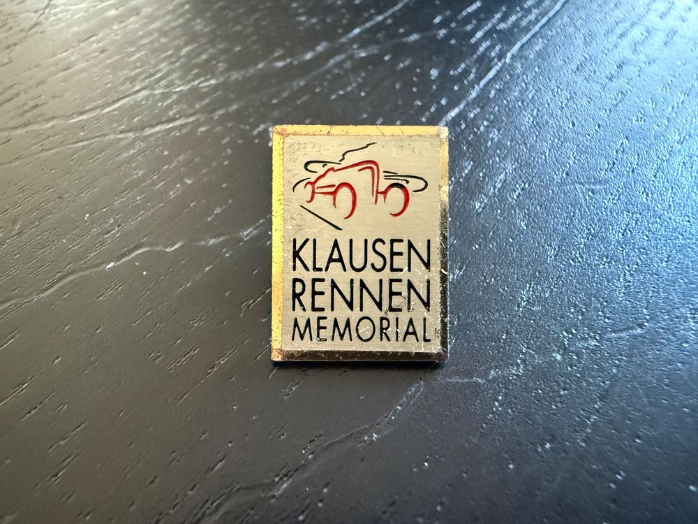 Klaussen Rennen Memorial Pin/Anstecker - Selten! Top! (Gebraucht) in ...