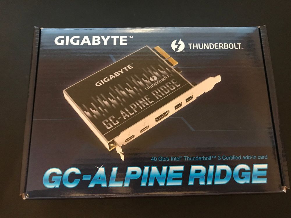 Gc-Alpine Ridge Thunderbolt 3 certified add-in card (Gebraucht) in ...