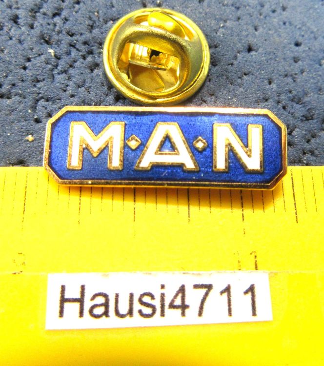 PIN M A N LKW LOGO SDCHMUCK-PIN ENAMEL GOLDIG klein | Kaufen auf Ricardo