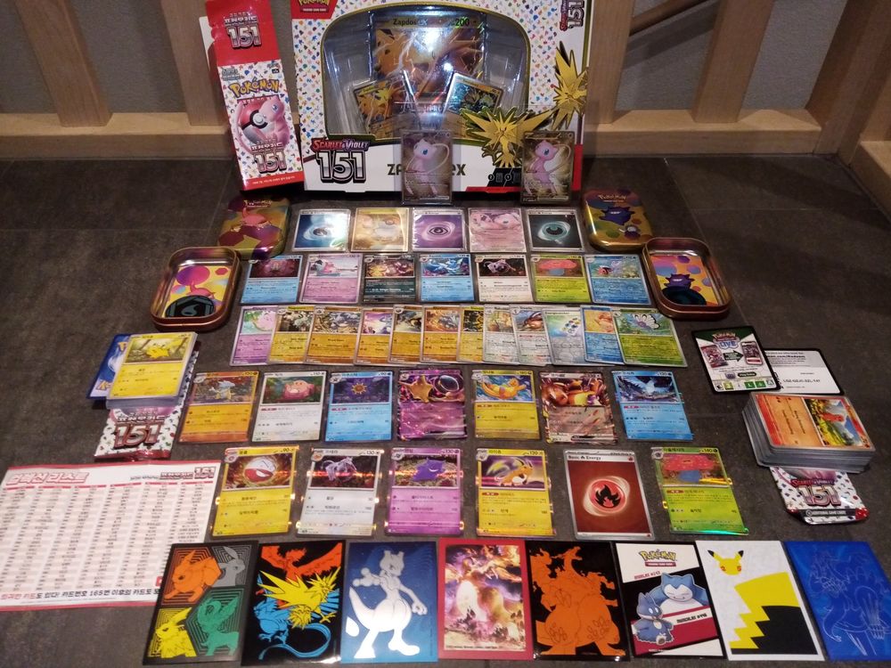 XXL Pokémon Karten Sammlung MEW 151💪Top Karten💪Mew EX Gold | Kaufen auf ...