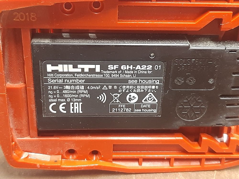 HILTI SF 6H-A22 Akku-Schlagbohrschrauber (Gebraucht) in Winterthur für CHF 290 – mit Lieferung ...