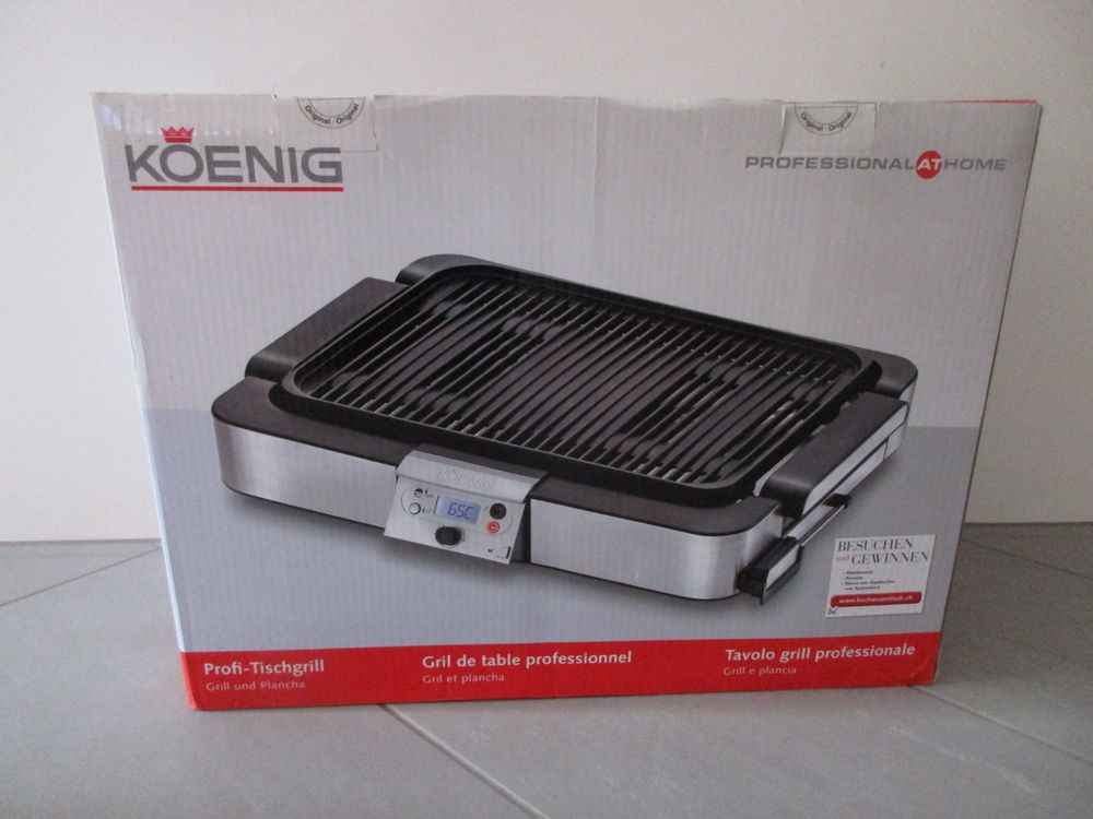 Profi-Tischgrill KOENIG (neu!) (Neu und originalverpackt) in für CHF ...
