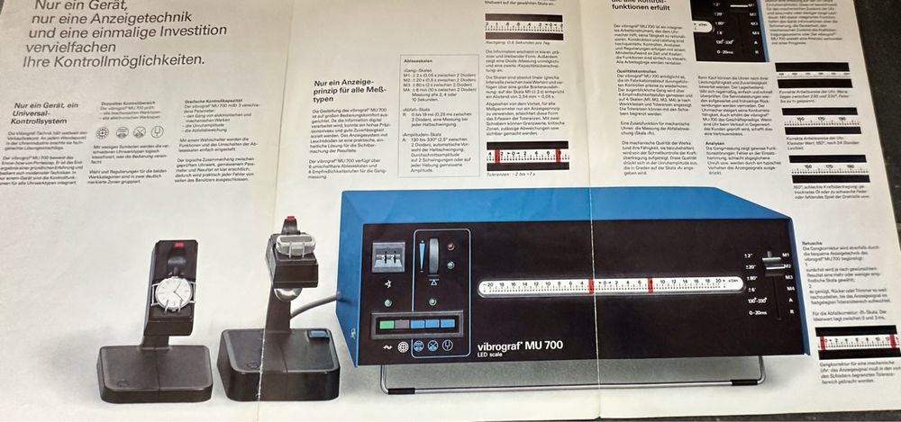 Vibrograf gradoscop Zeitwaage Profi Uhrenprüfgerät (Gebraucht) in ...