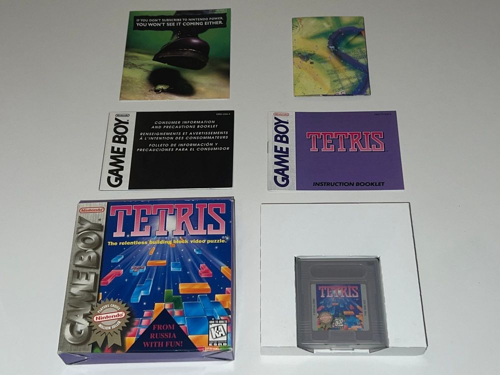 Nintendo Game Boy Classic (GB) Spiel - Tetris (OVP) (Gebraucht) in für ...