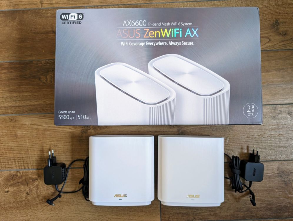 ASUS ZenWiFi XT8 WiFi 6 AX6600 (2 Pack / Mesh) (Gebraucht) in ...